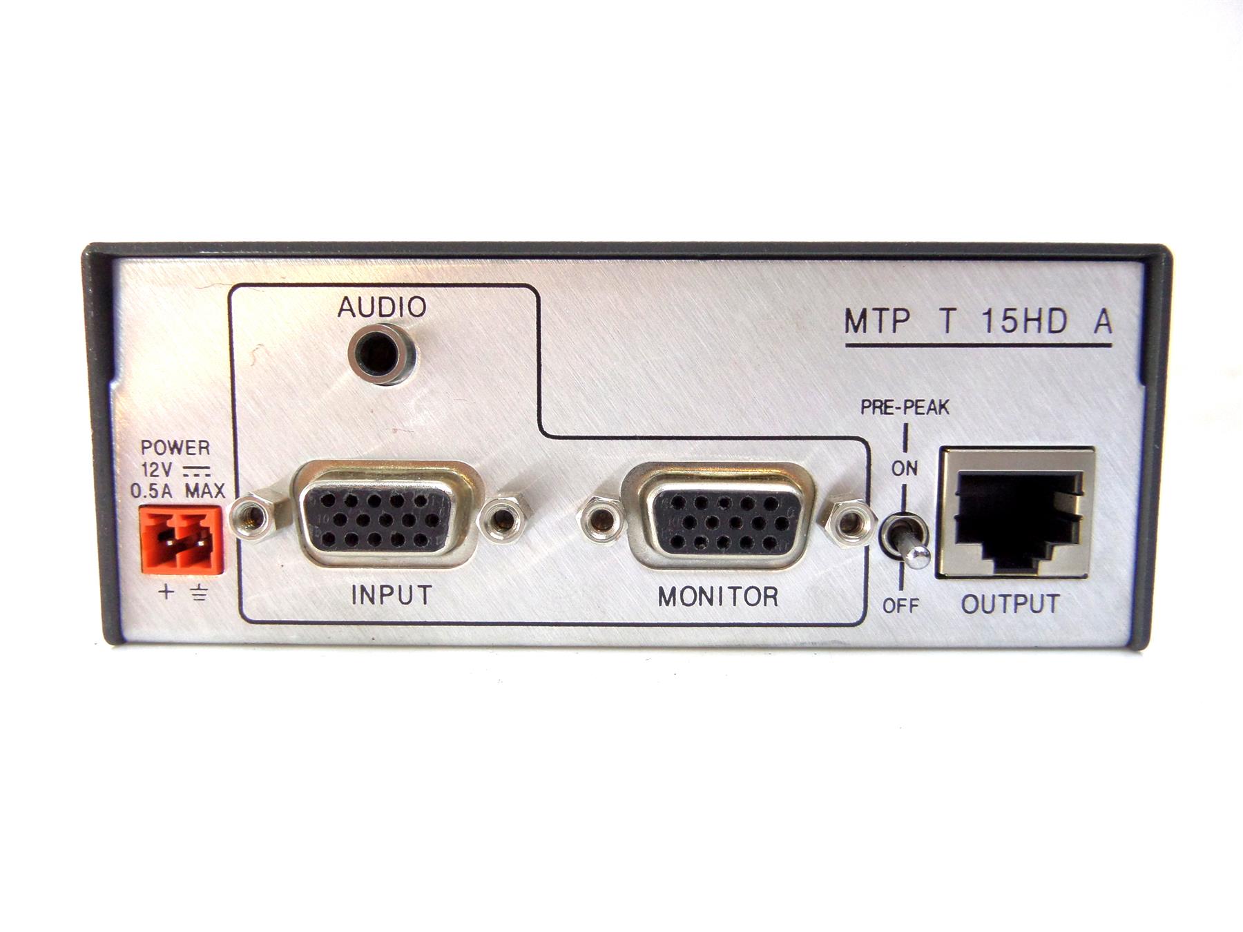 Extron MTP T 15HD A Twisted Pair Audio and Video Transmitter ...
