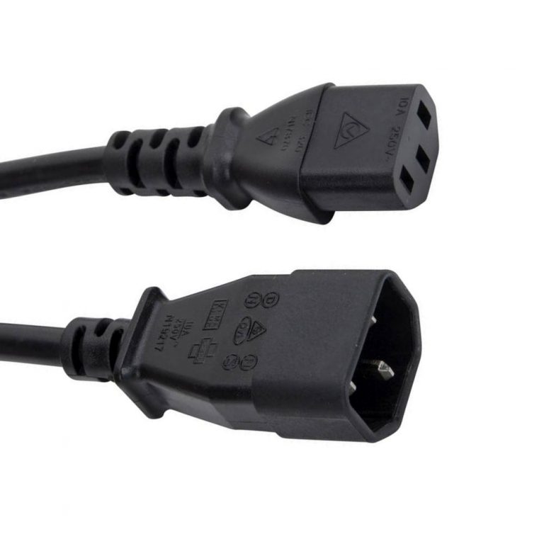 IEC Extension C13 to C14 Socket 1.8m Power Cable Lead NEW | UKComputerparts