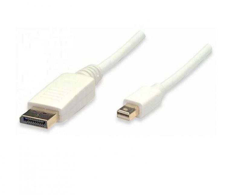 Mini DisplayPort – DisplayPort v1.3 Cable 2m | UKComputerparts