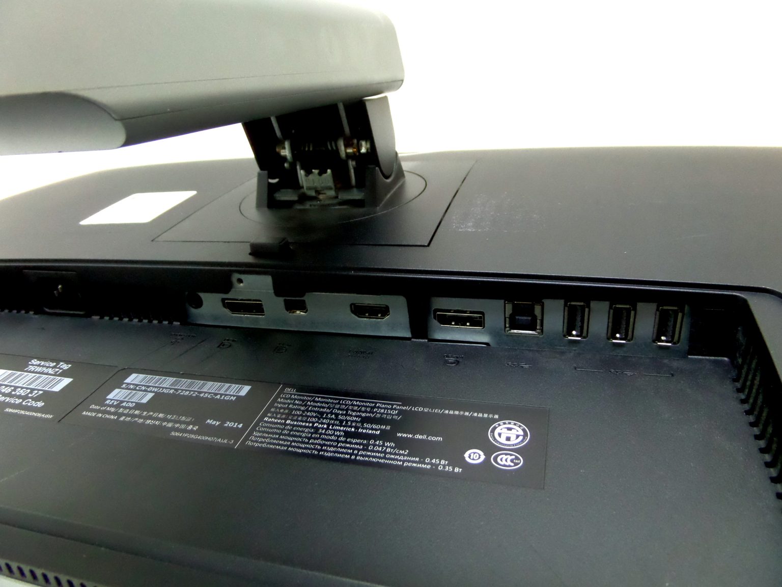 Dell P2815Q 28″ Ultra HD 4K Widescreen LED Monitor with hdmi and mains ...