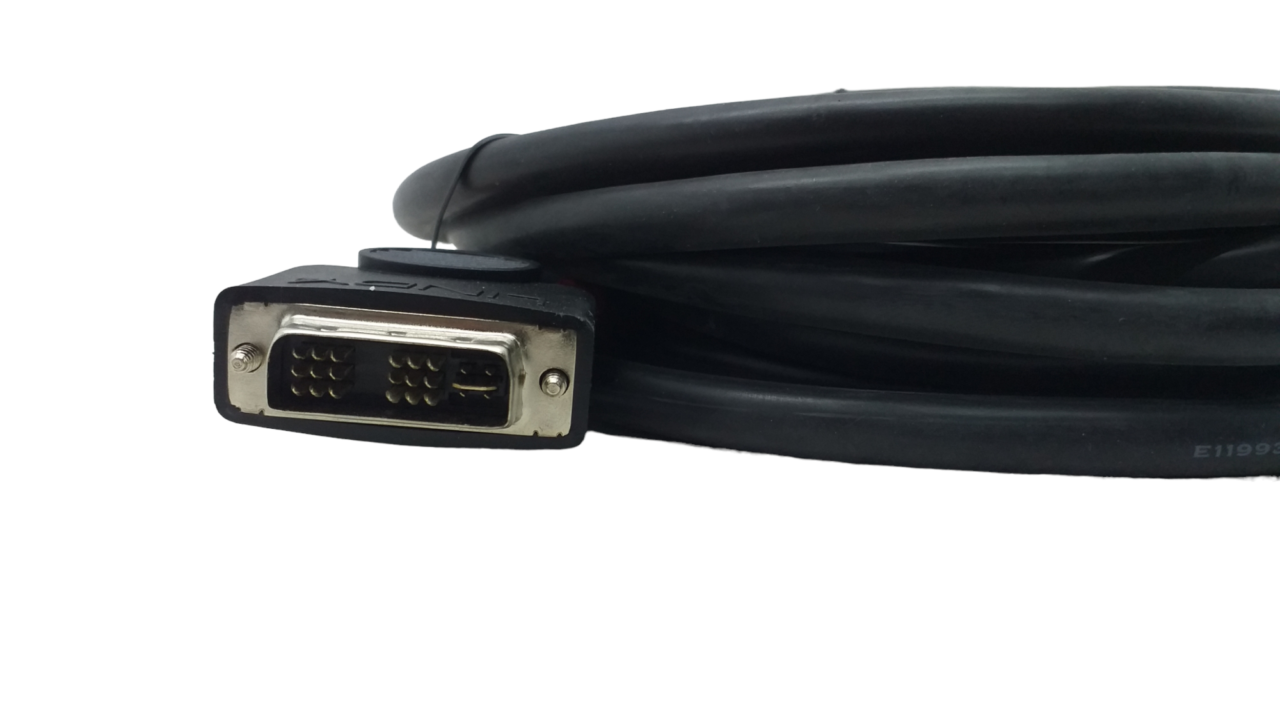 DVI-I Single Link Digital Black Monitor Cable 5m Brand New ...