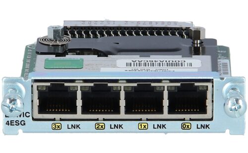 Cisco EHWIC-4ESG V01 Enhanced High Speed WAN Interface Module 74-7105 ...