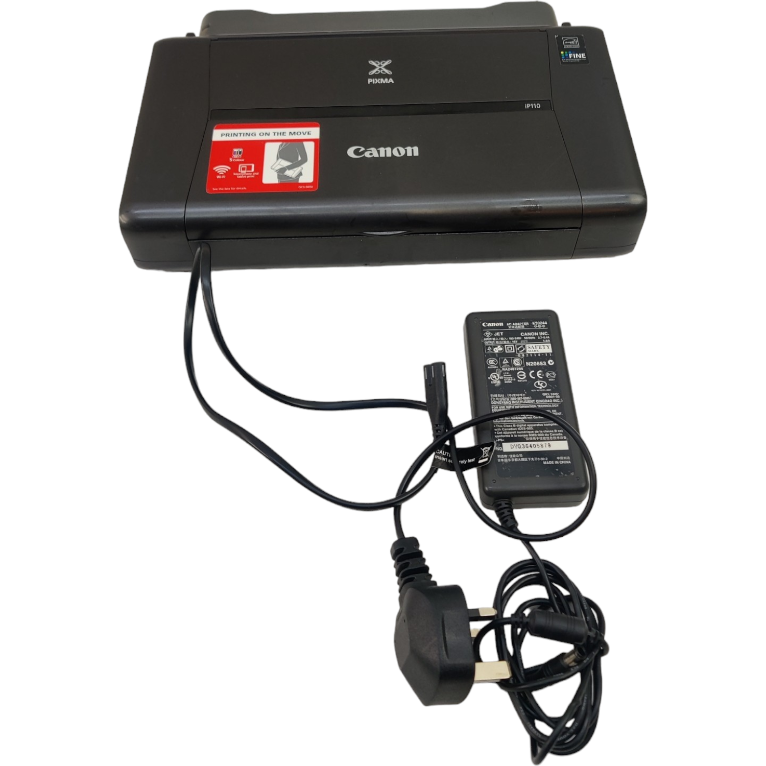 Canon PIXMA iP110 Digital Photo Inkjet Printer Portable WIFI ...