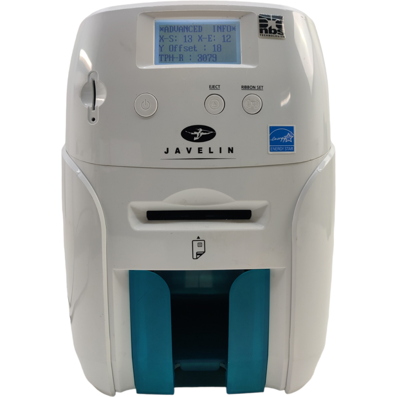 Javelin DNA Pro ID Card Printer – No Ribbon – as pictured – rear door ...