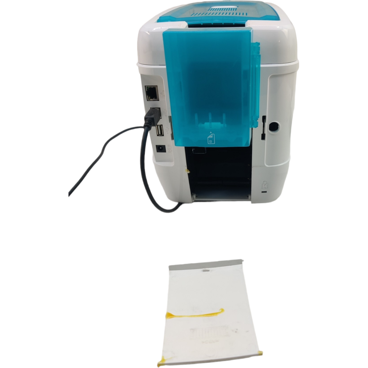 Javelin DNA Pro ID Card Printer – No Ribbon – as pictured – rear door ...