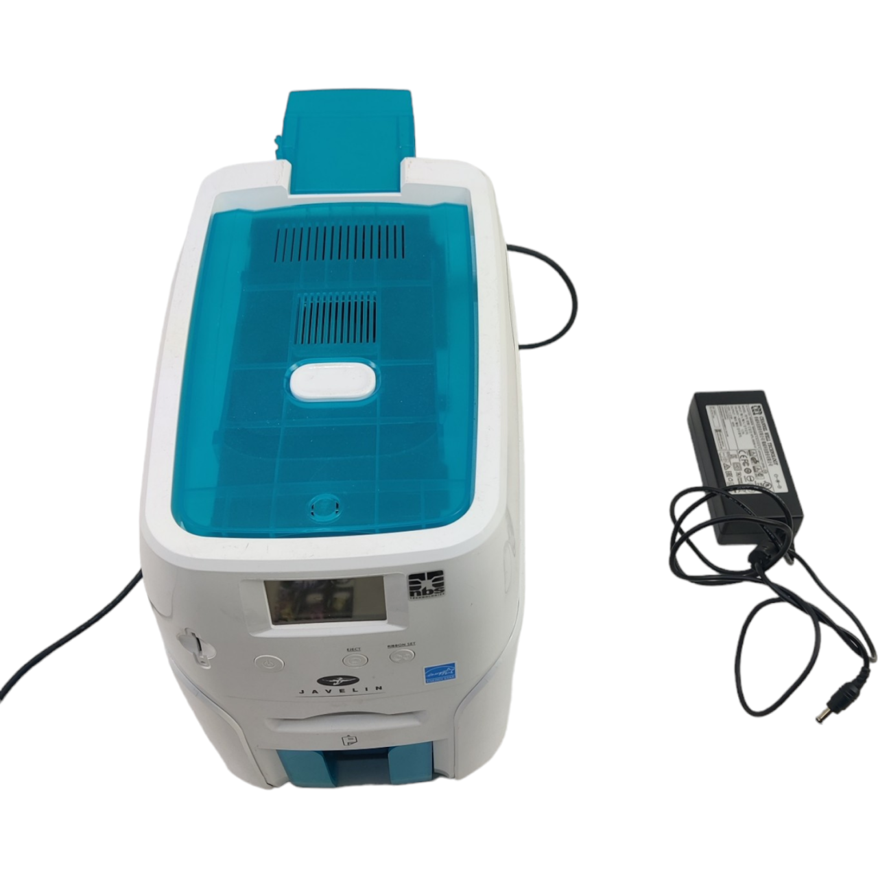 Javelin DNA Pro ID Card Printer – No Ribbon – as pictured – rear door ...