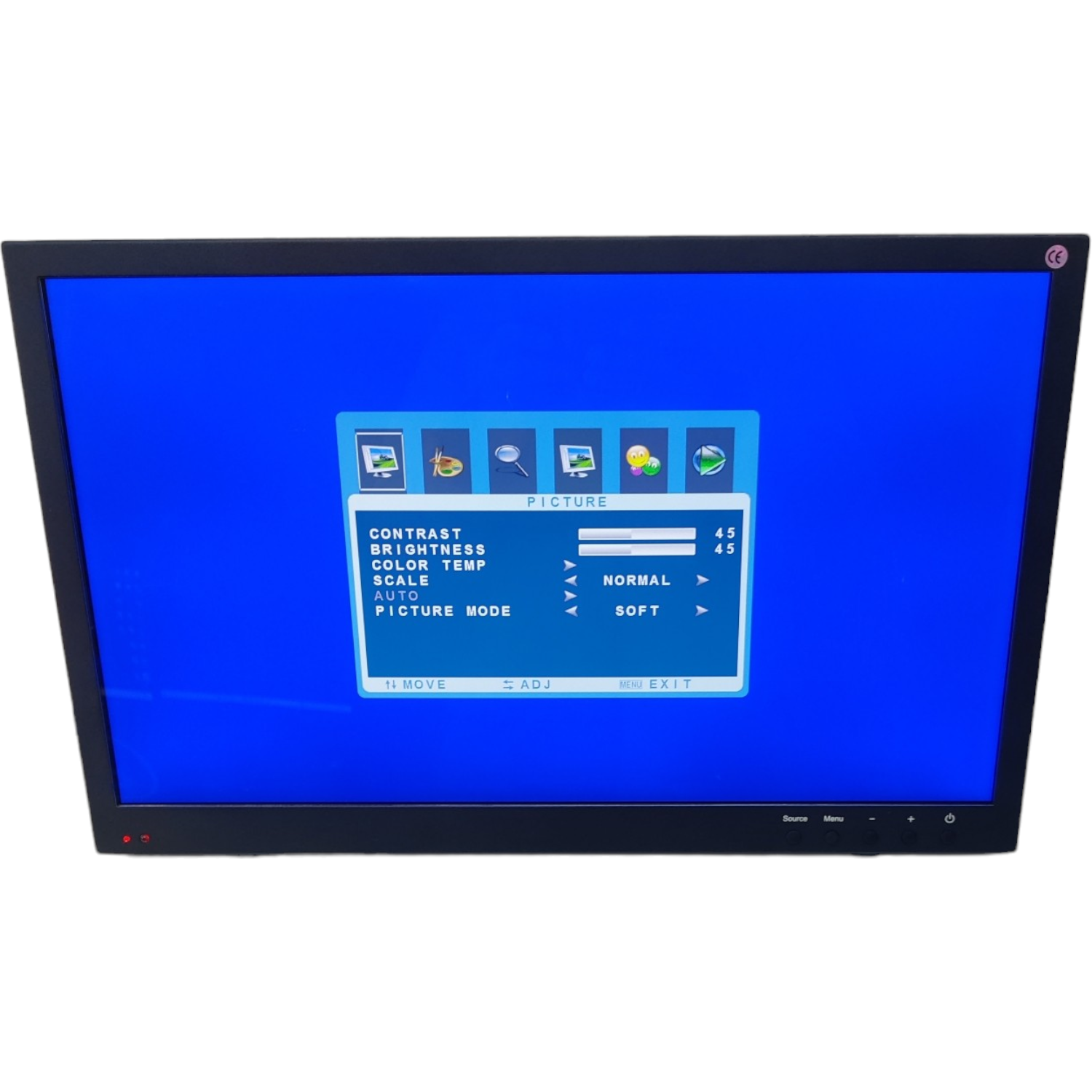 DSMH21.5LED-WGF 21.5” HD LED MONITOR, 16:9, BNC/HDMI/VGA CCTV ...