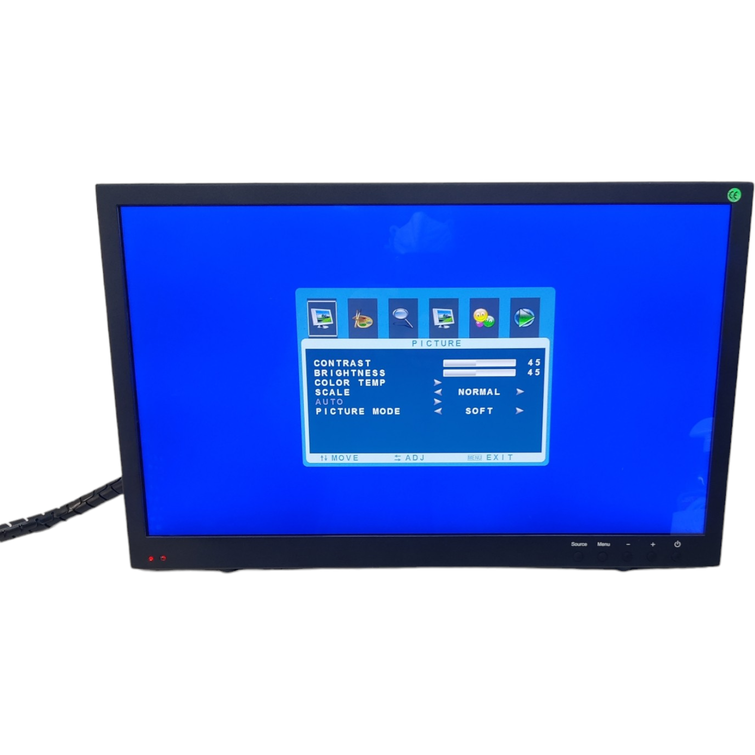 DSMH21.5LED-WGF 21.5” HD LED MONITOR, 16:9, BNC/HDMI/VGA CCTV ...