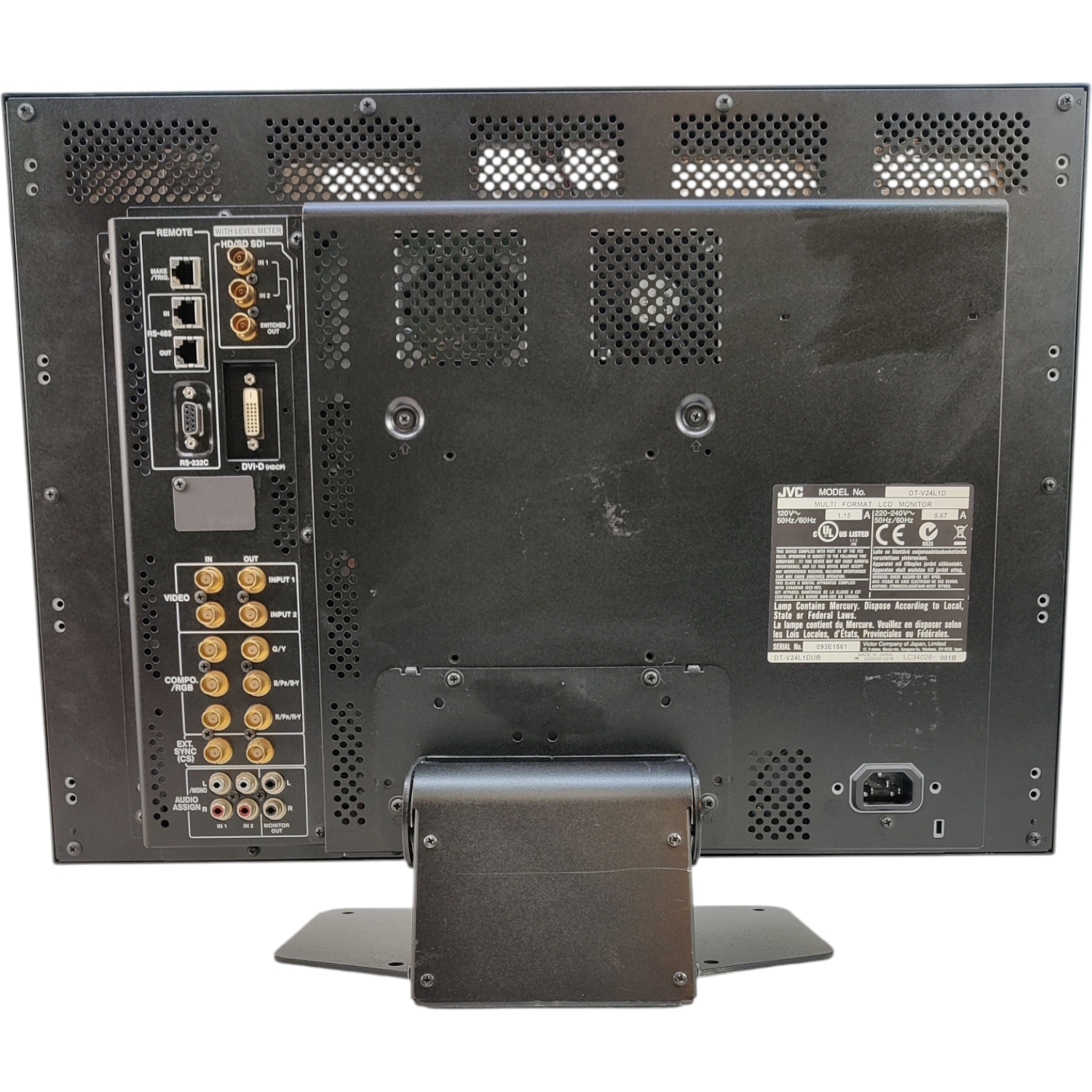JVC DT-V24L1D 24-INCH BROADCAST STUDIO MONITOR | UKComputerparts