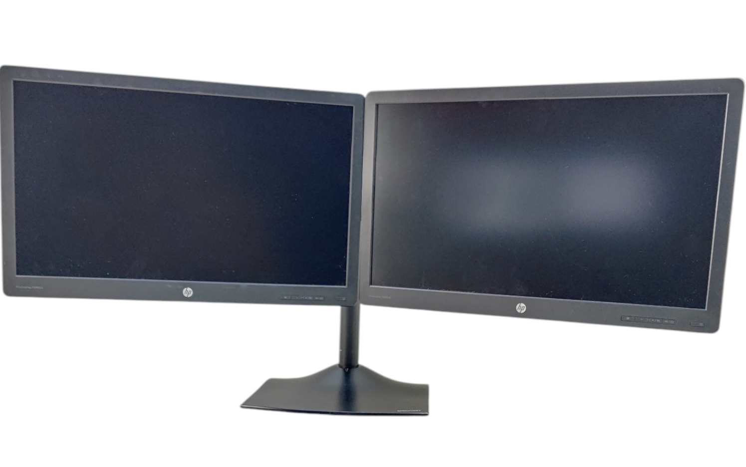 HP ProDisplay P240va 24-inch HDMI DUAL Monitors – with Ergotron Dual ...