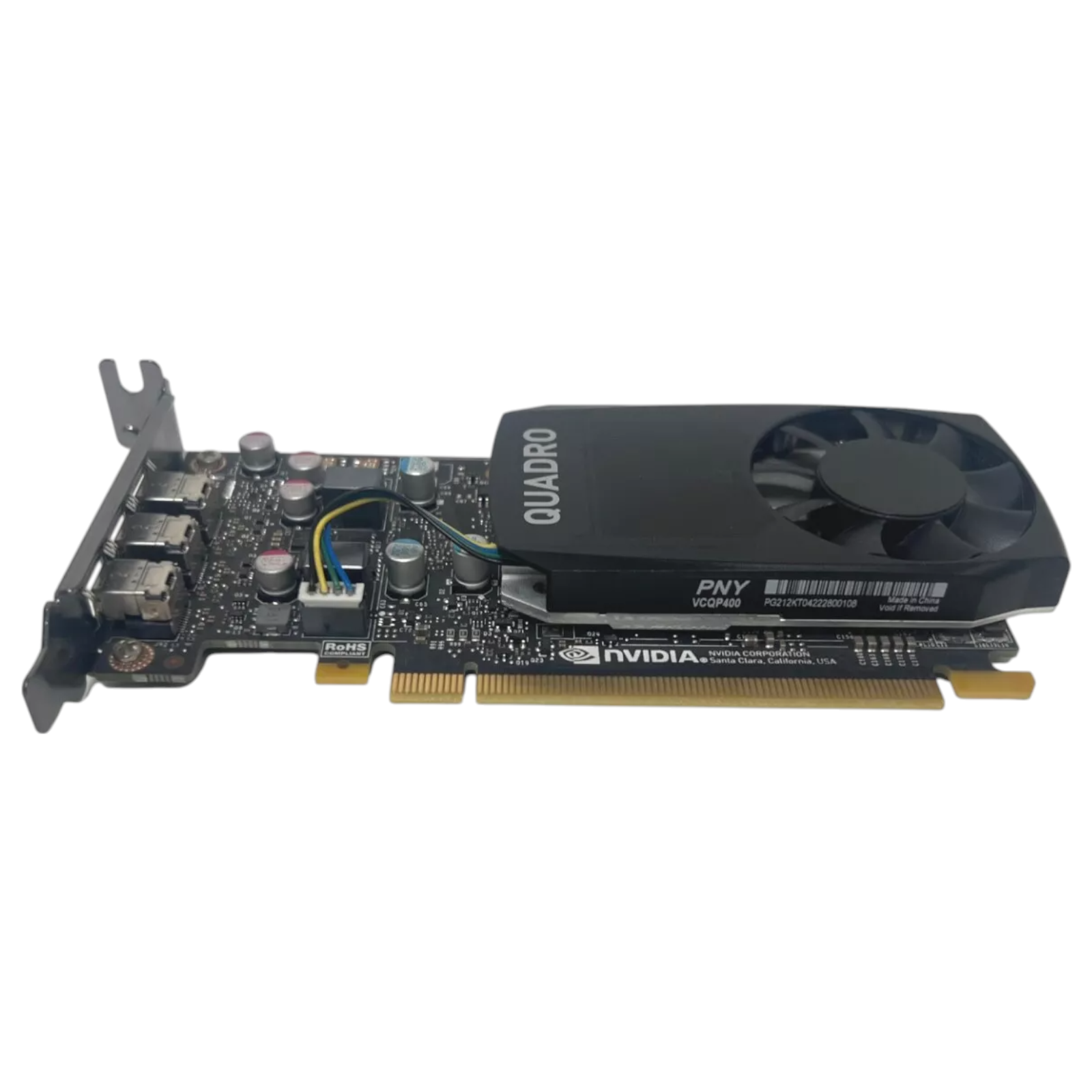 Nvidia Quadro P400 2 GB GDDR5 3 Display Graphics card – low profile ...