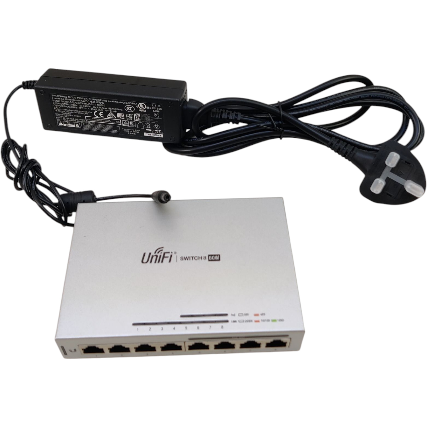 Ubiquiti Networks UniFi US-8-60W Ethernet Switch POE | UKComputerparts
